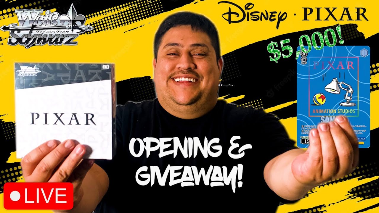 🔴Live🔴 Pixar Thursday Weiss Schwarz - Pixar All Stars Card Opening # ...