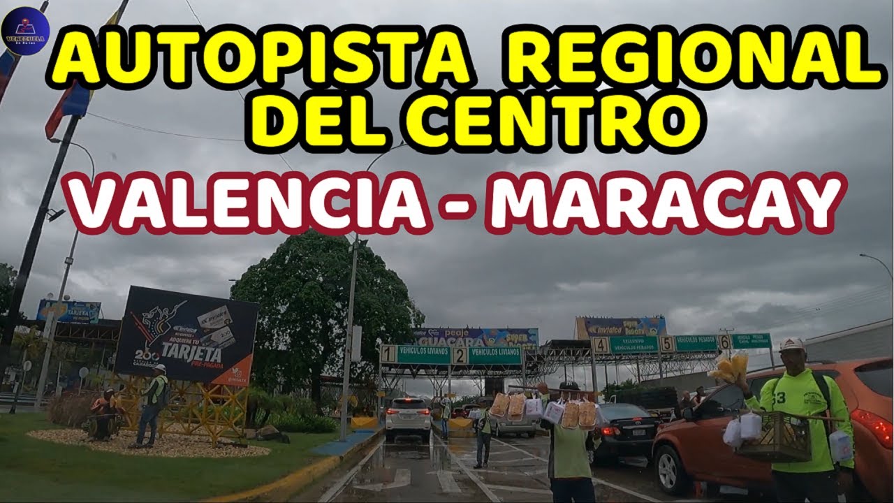 Timelapse del tramo Valencia hasta Maracay en la Autopista Regional del ...