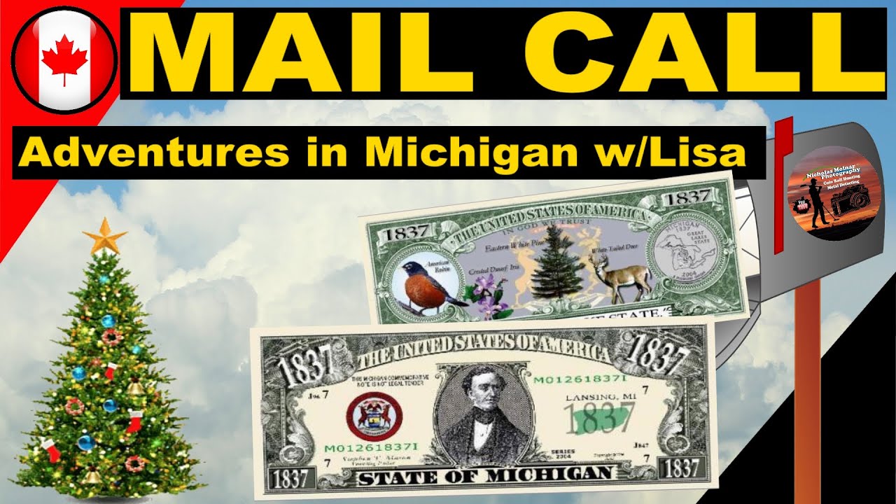 Mail Call Shoutout Adventures in Michigan w/Lisa Michigan Novelty Note ...