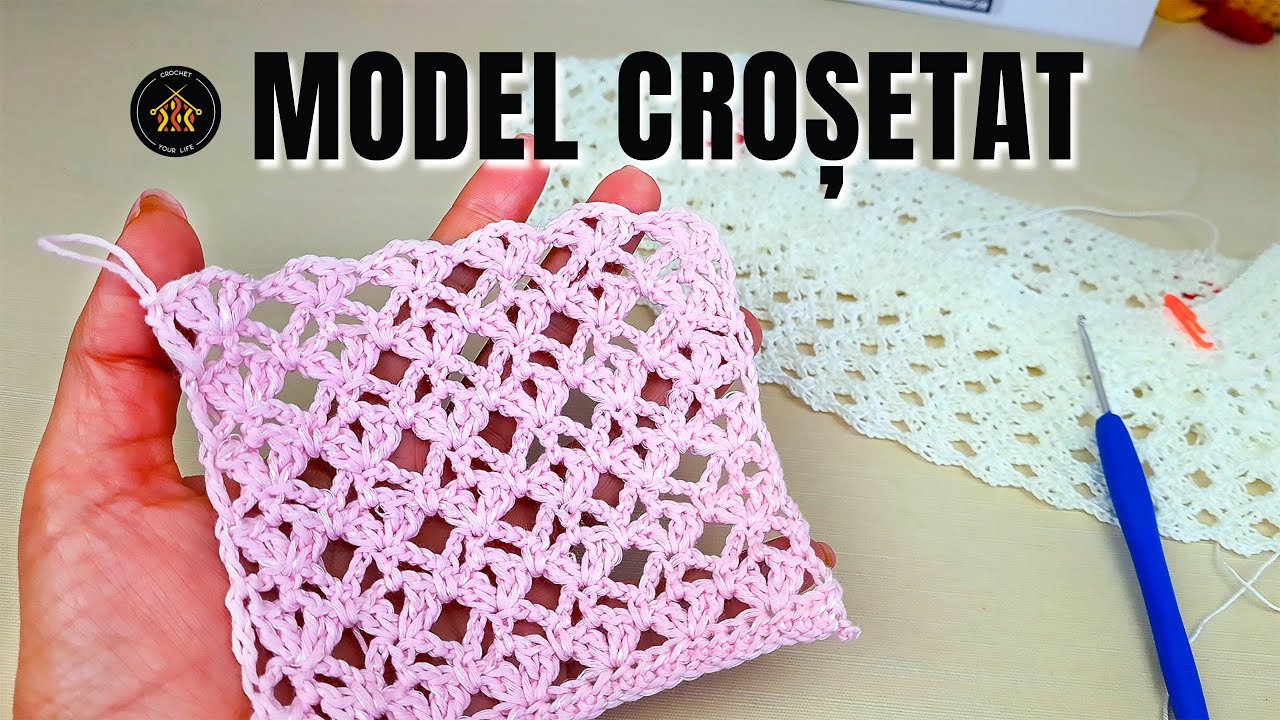 Cum crosetam model perfect pentru bluze, topuri, tricouri, veste, etc ...