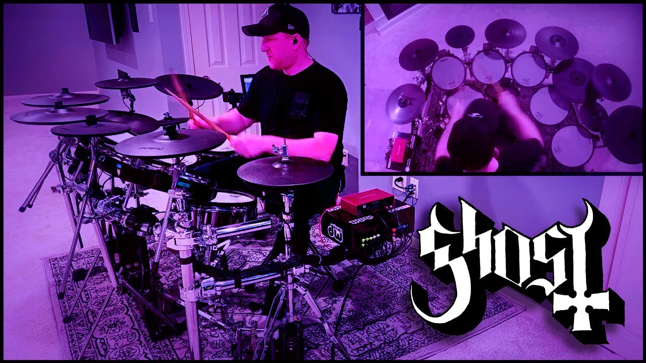 [Drum Cover] Ghost - Zenith (Drumless Backing Track) - YouTube