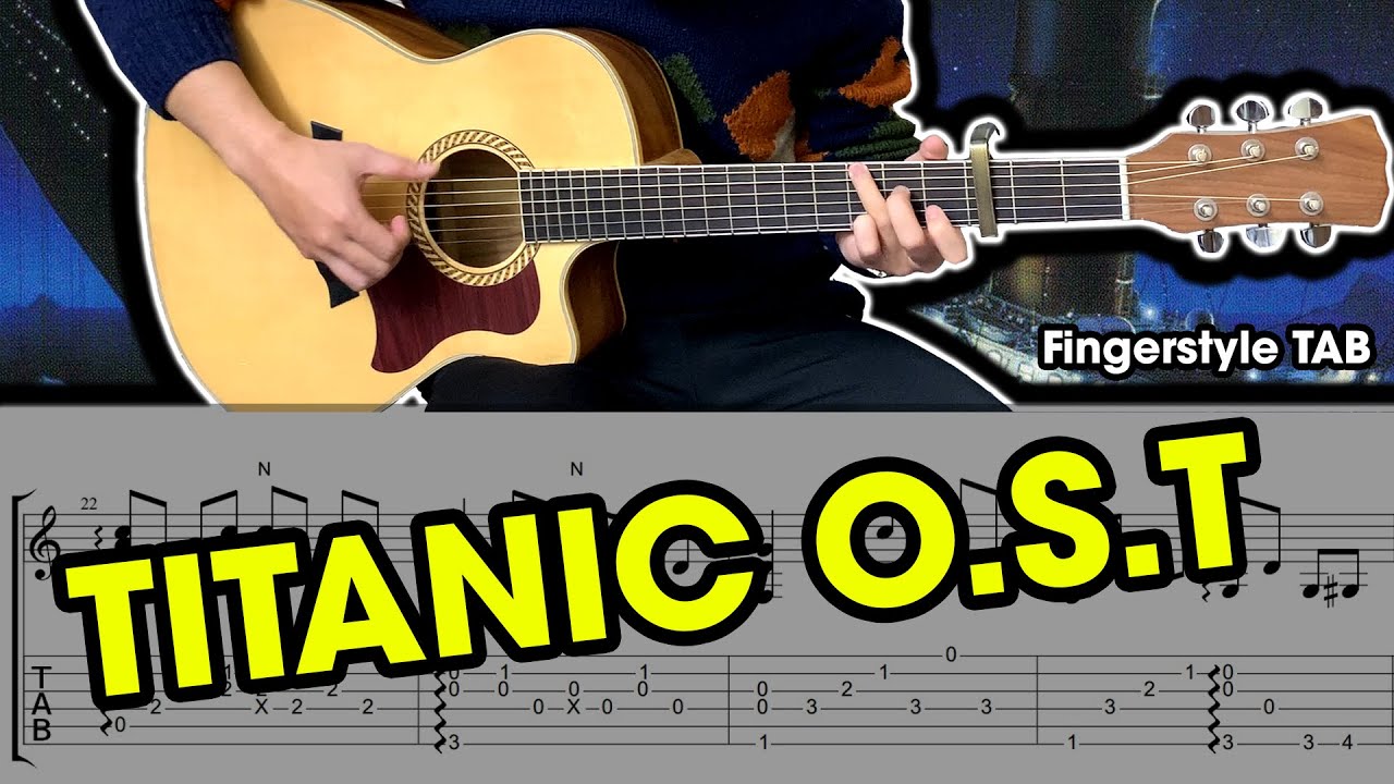 My Heart Will Go On (Titanic OST) Fingerstyle Cover (kèm TAB) || Tiktok ...