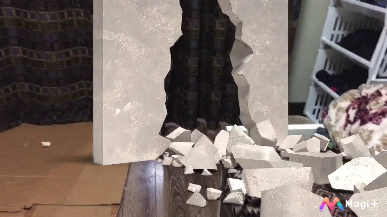 Running into a wall - YouTube