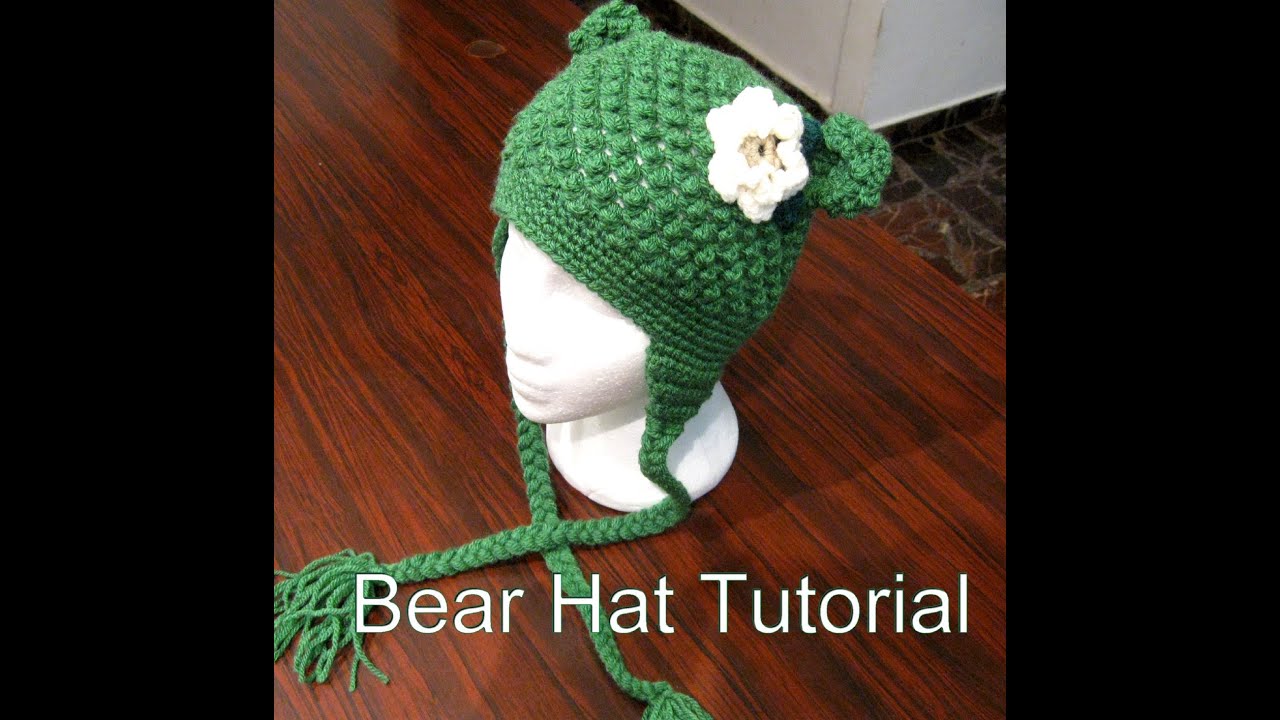 Bumpy Bear Crochet Beanie - Left handed Version (Old Tutorial) - YouTube