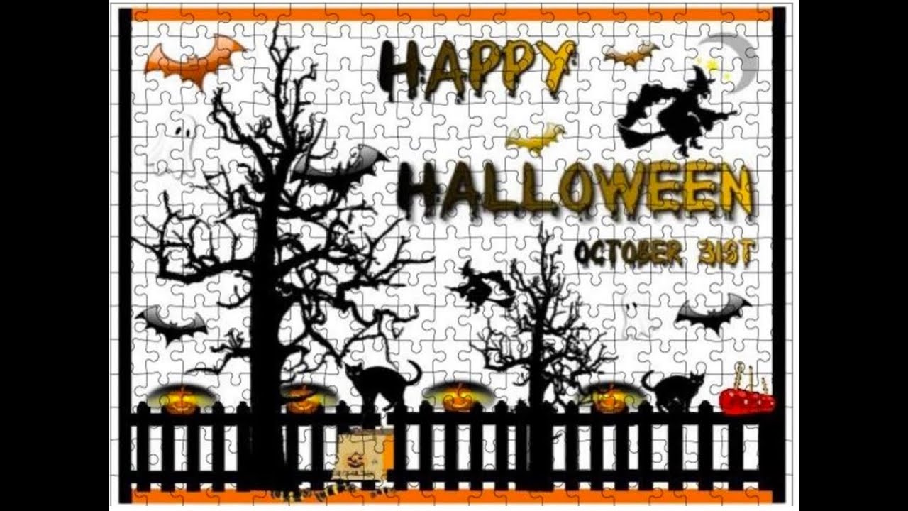 HAPPY Halloween Jigsaw Puzzle Hobbyists! - YouTube