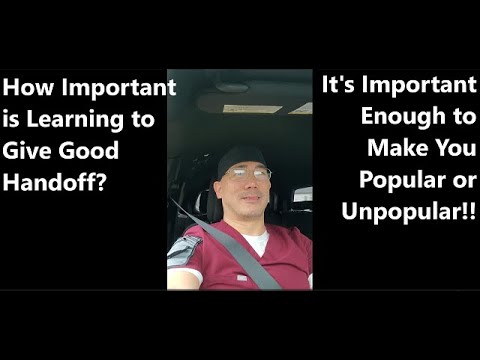 Nursing Reals: The Importance of a Quick Handoff - YouTube