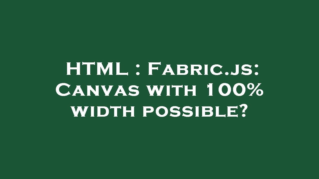 Fabricjs Canvas Border Radius At Fred Ford Blog