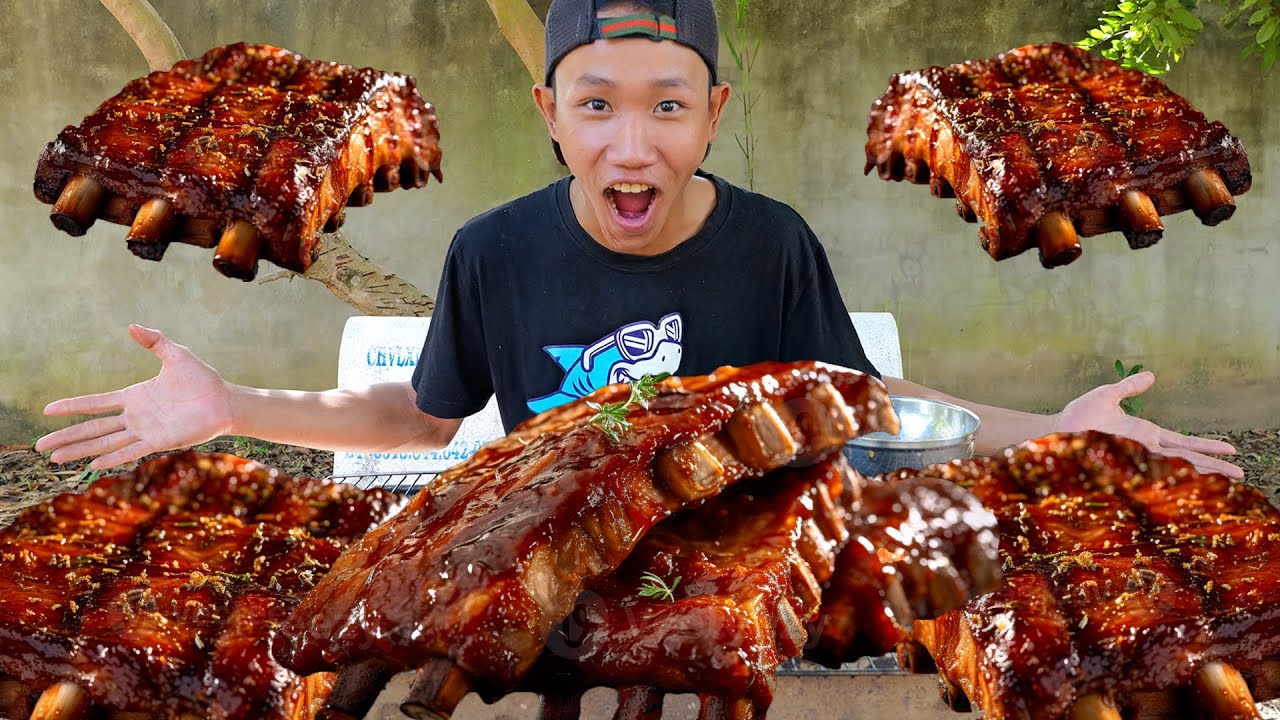 ẨM THỰC NHÀ NGHÈO | SƯỜN NƯỚNG BBQ | MUKBANG BBQ | ASMR MUKBANG - YouTube