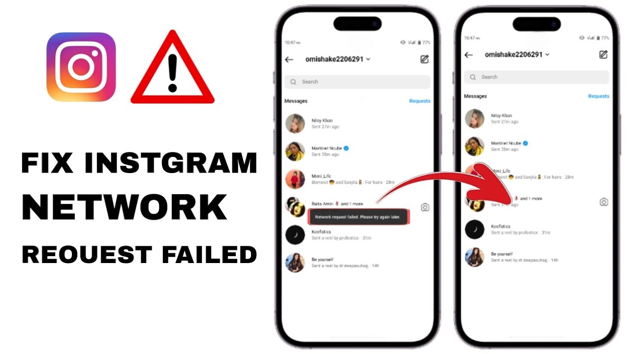 Instagram network request failed please try again later | Instagram ...