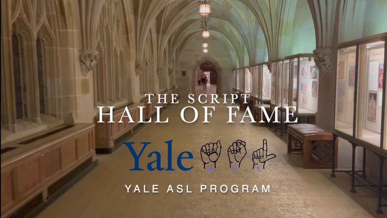 Hall of Fame by Yale ASL Program - YouTube