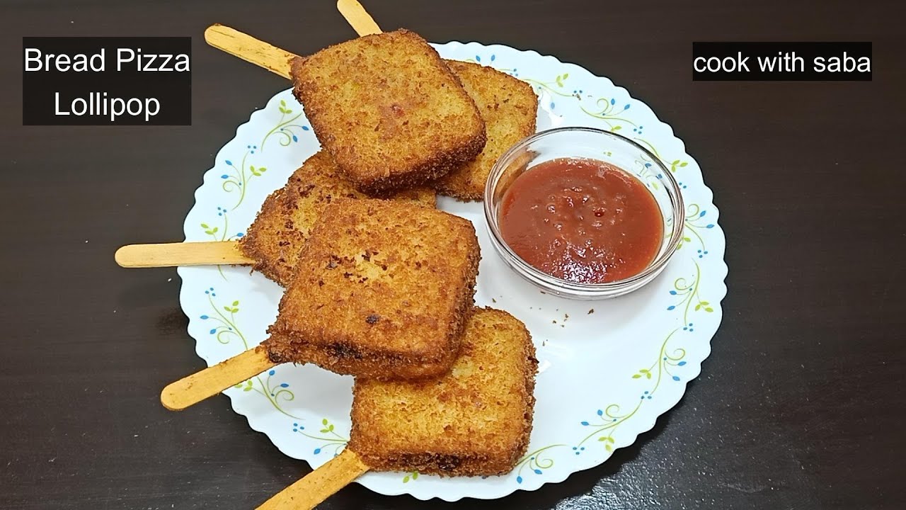 Bread Pizza Lollipop | Chicken lollipops | Bread pizza recipe | cook ...