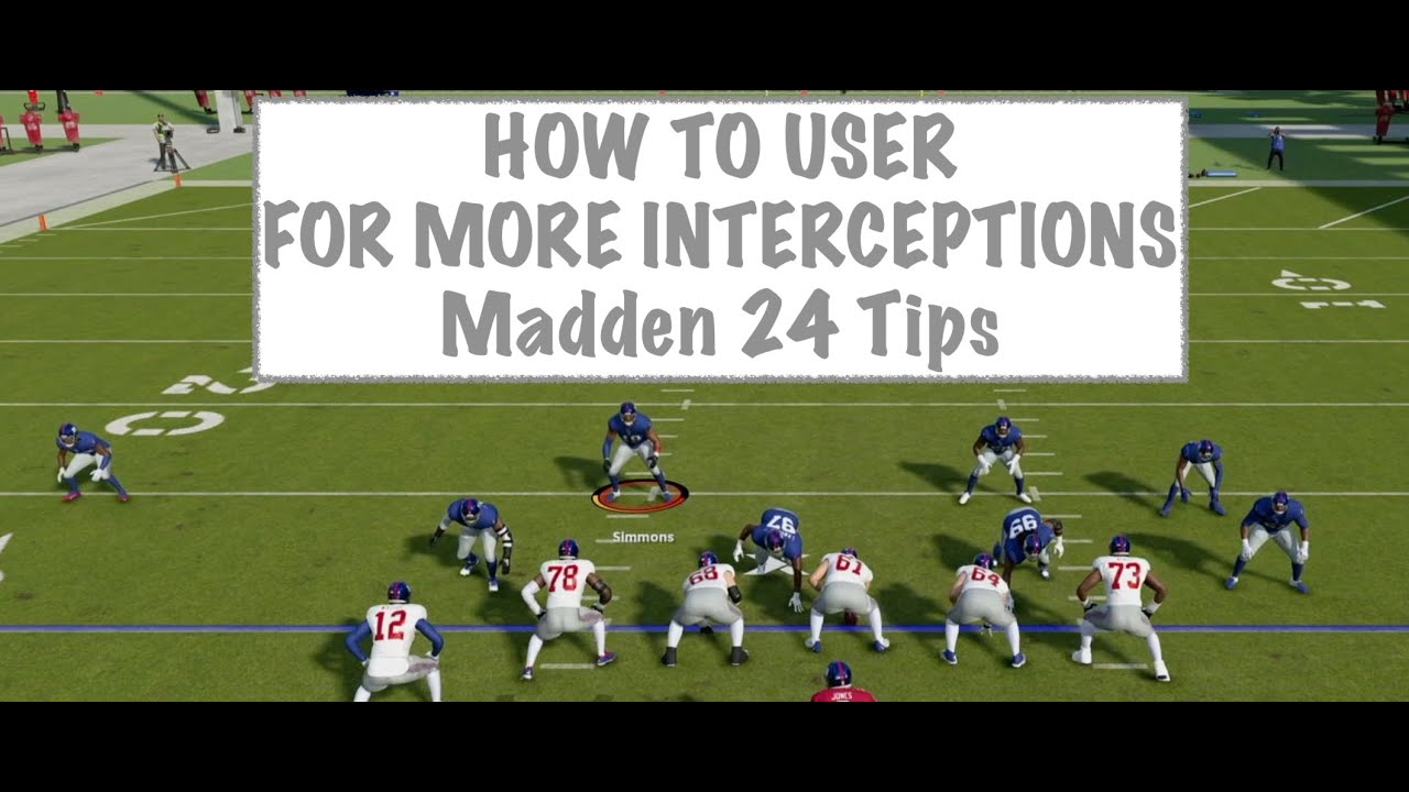 How To User For More Interceptions: Madden 24 Tips and Tricks - YouTube