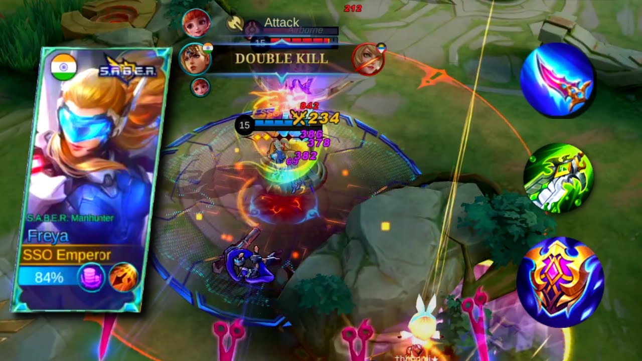 FREYA OVERKILL : MY FIRST VIDEO ON MLBB GAMEPLAY - YouTube