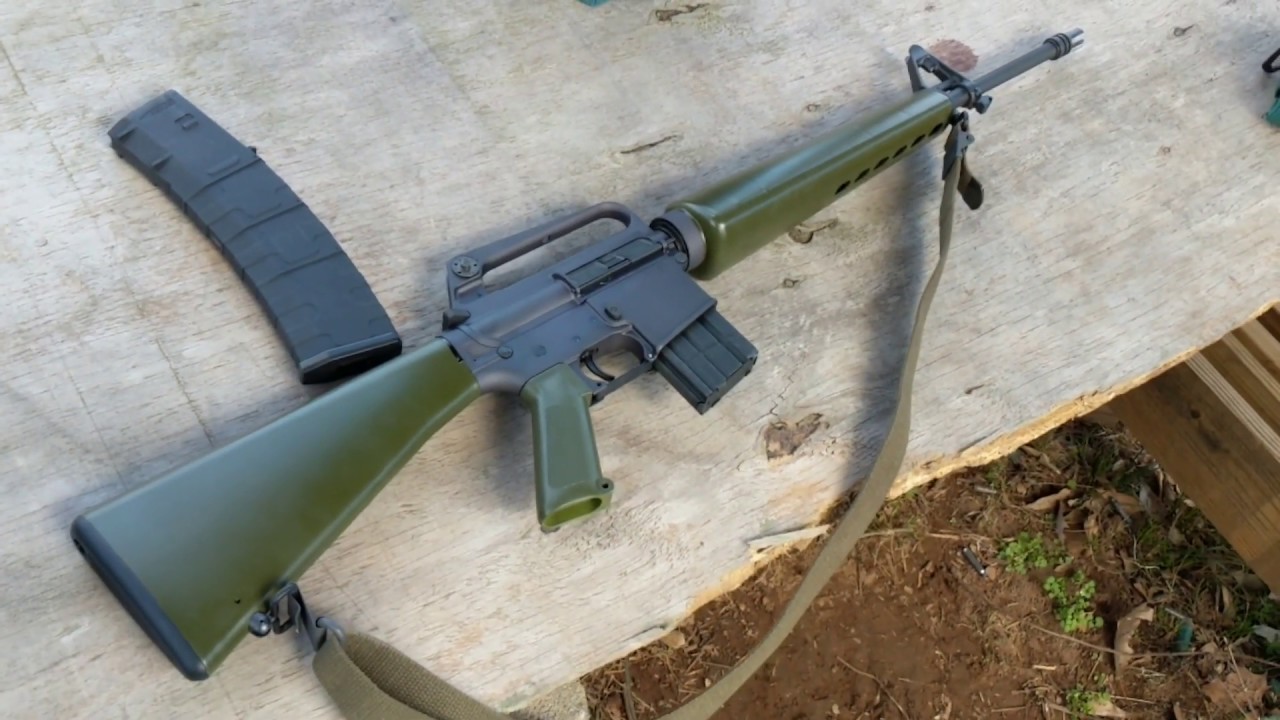 BRN-601 Update: Paint Job Range Test On Brownells Retro Rifle - YouTube