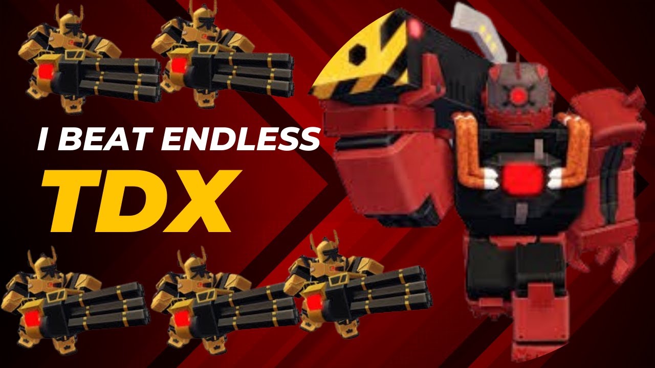 How I beat TDX endless mode - YouTube
