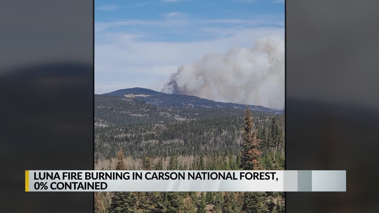 Luna Fire reported in Carson National Forest; about 7,000 acres burned ...