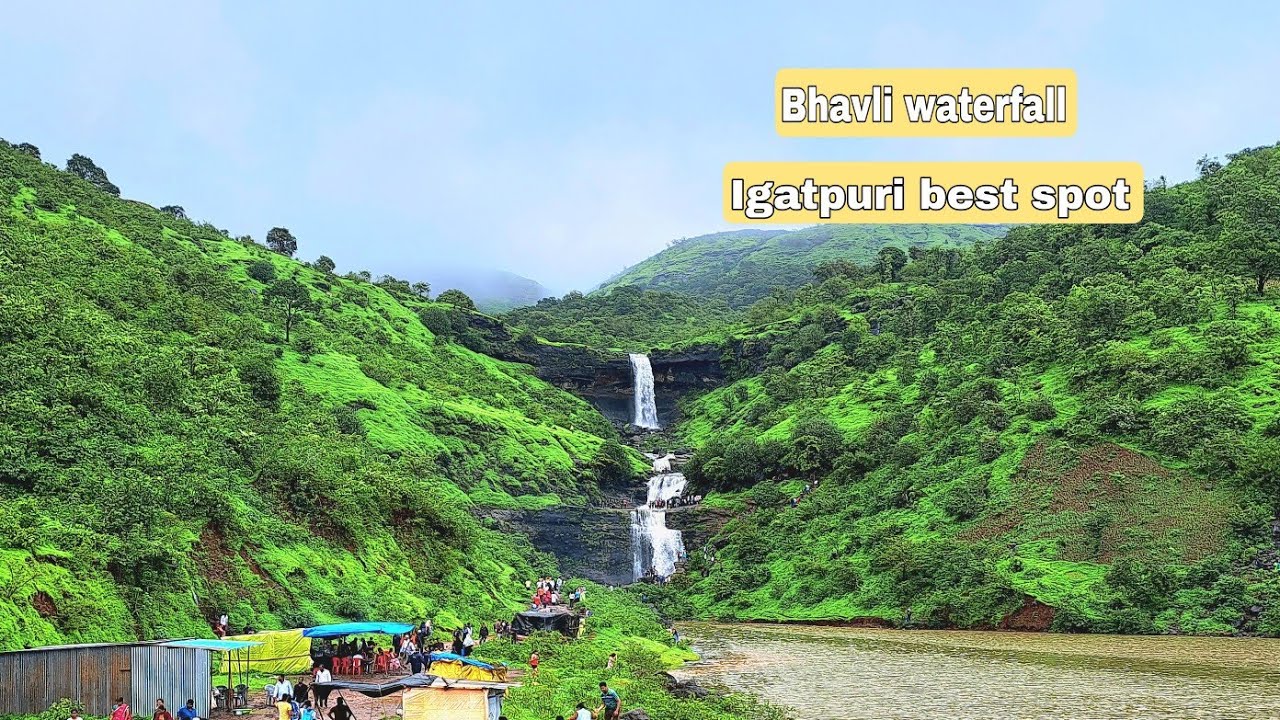 Bhavli dam waterfall ∣∣ Hidden spot in igatpuri, Nashik - YouTube