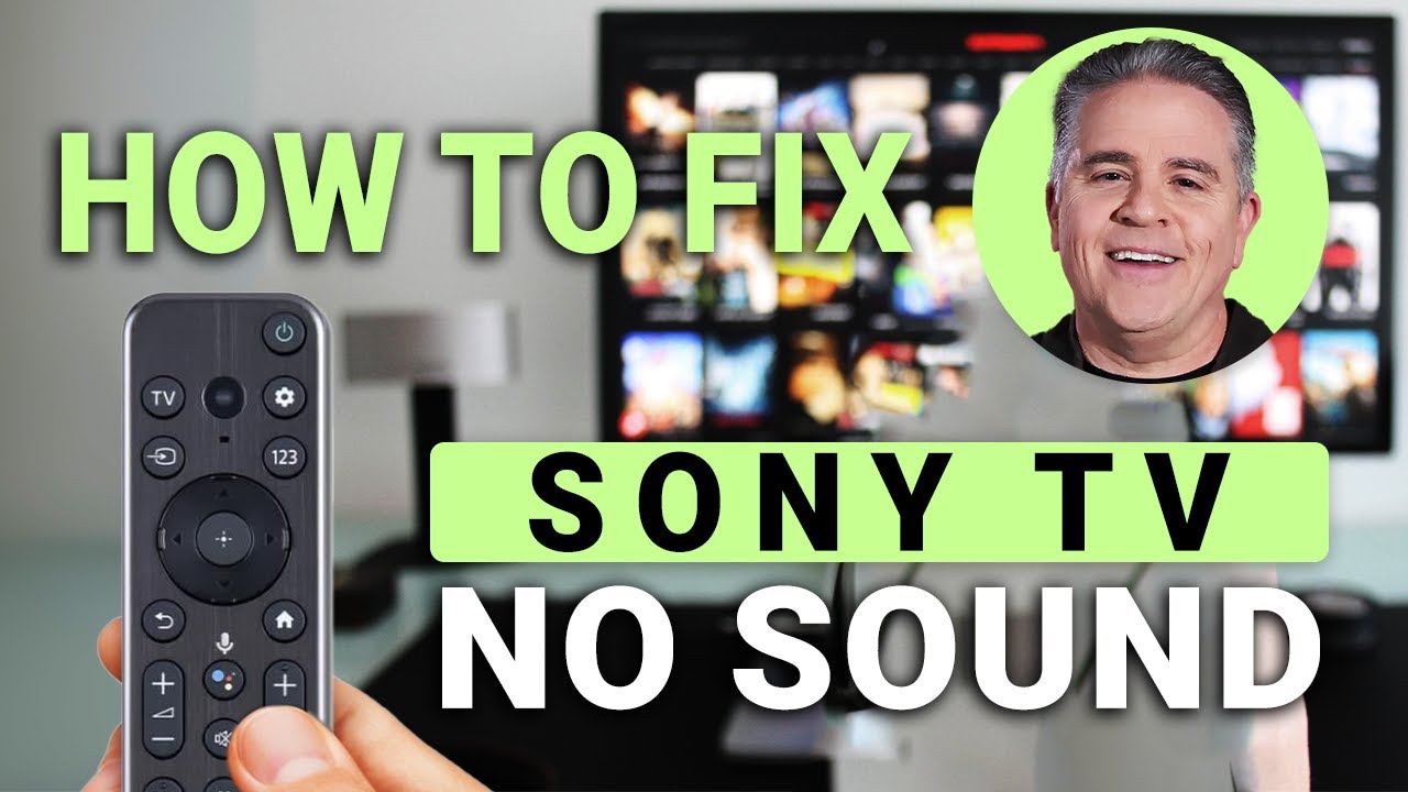 How to Fix Sony TV No Sound: QUICK Guide! - YouTube