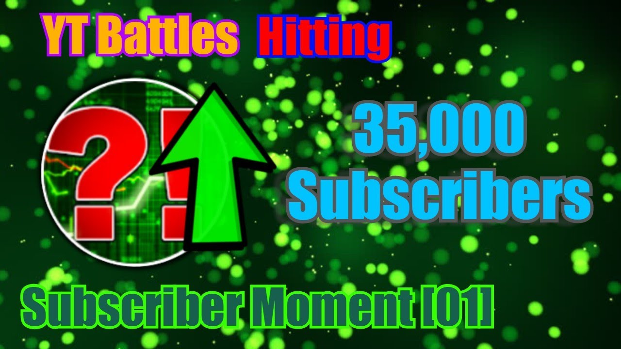 YT Battles Hitting 35,000 Subscribers | Moment [02] - YouTube