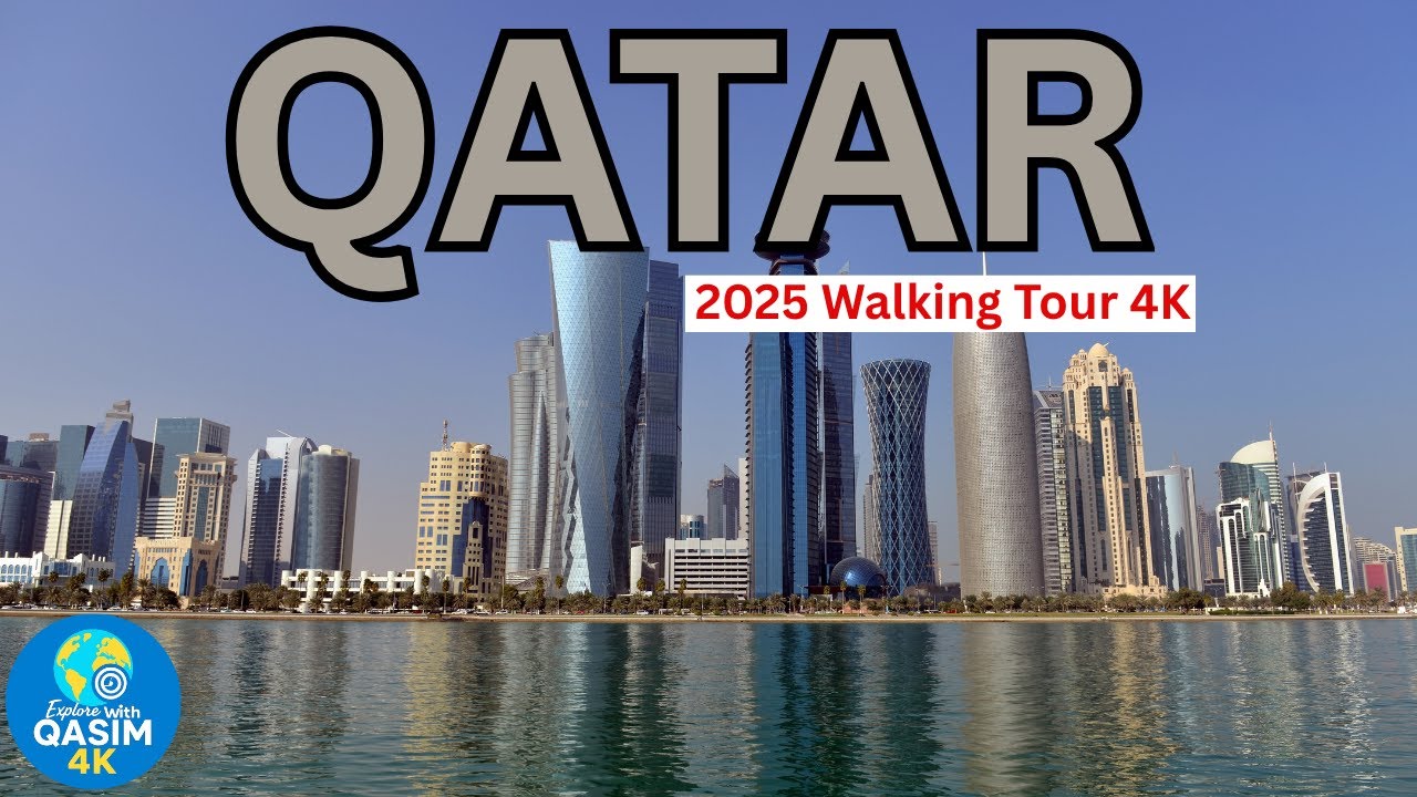 Qatar Night Walking Tour in 4K 120fps Dolby Vision | Explore Qatar's ...