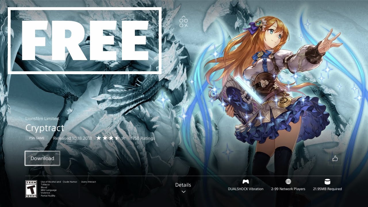 How to get Cryptract for FREE on PS4 | PlayStation | Free Game - YouTube