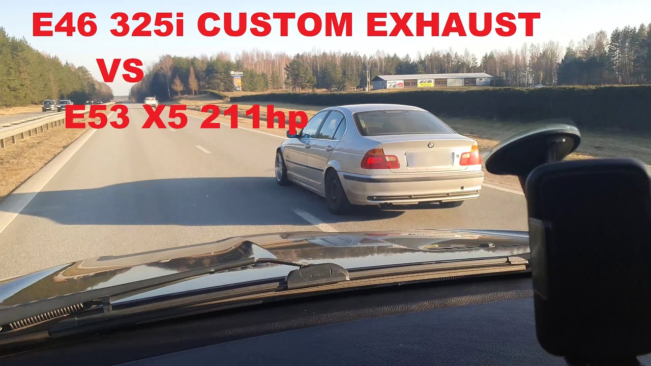 BMW E46 325i CUSTOM EXHAUST SOUND - YouTube