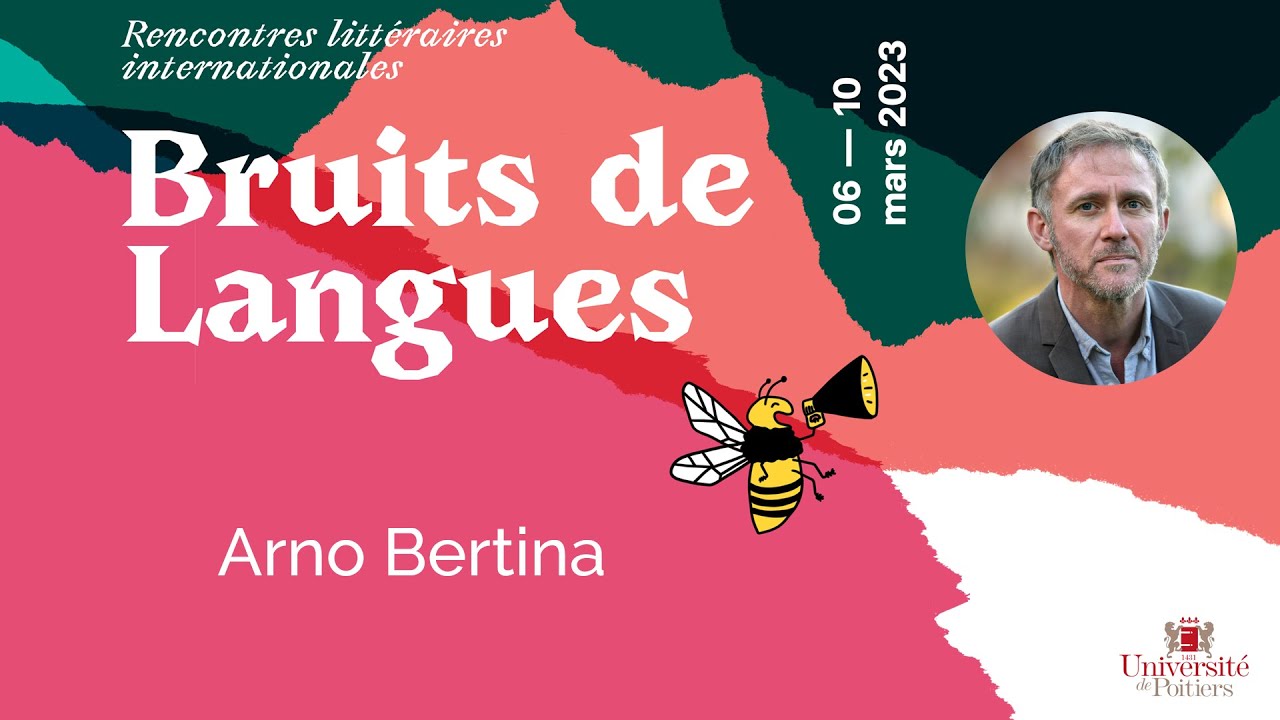 Rencontre avec l'auteur Arno Bertina - YouTube