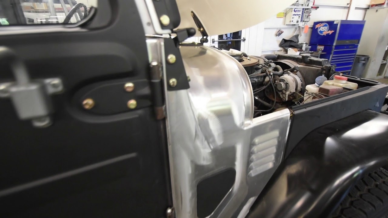 1979 FJ40 Aluminum Cowl and Restoration- 018 - YouTube