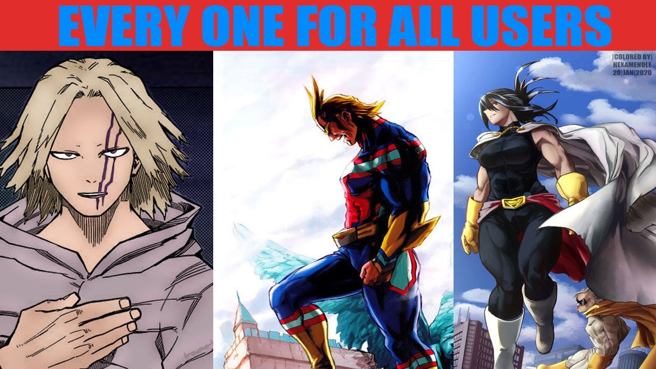 EVERY ONE FOR ALL USER EXPLAINED || ANIME || - YouTube