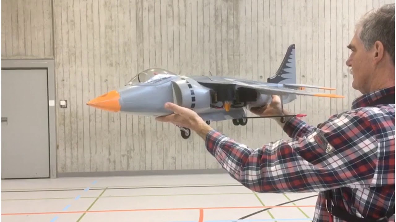 RC VTOL Sea Harrier - YouTube