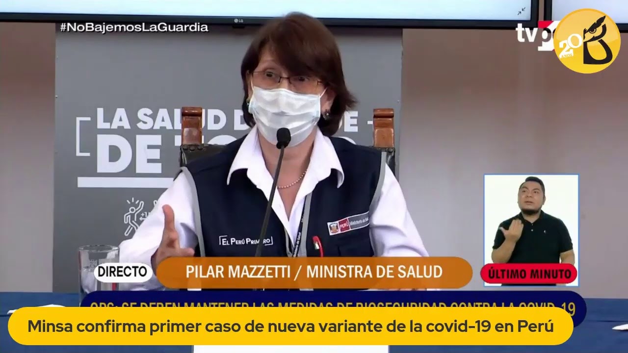 🔴 #URGENTE Ministra de Salud, Pilar Mazzetti, informa sobre la ...