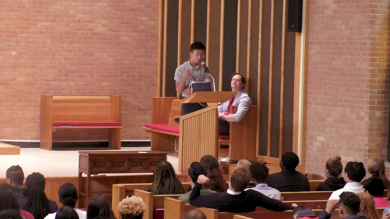 Chapel Talk on Positive Influence - YouTube