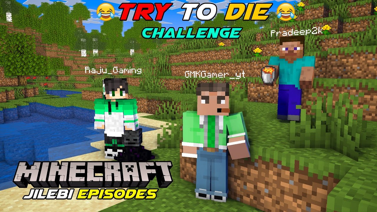 Fun Mode Activated | Challenge To Raju & Pradeep In Minecraft ...
