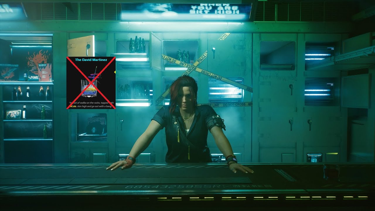 Cyberpunk 2077--the David Martinez drink wasn't always sold at the ...