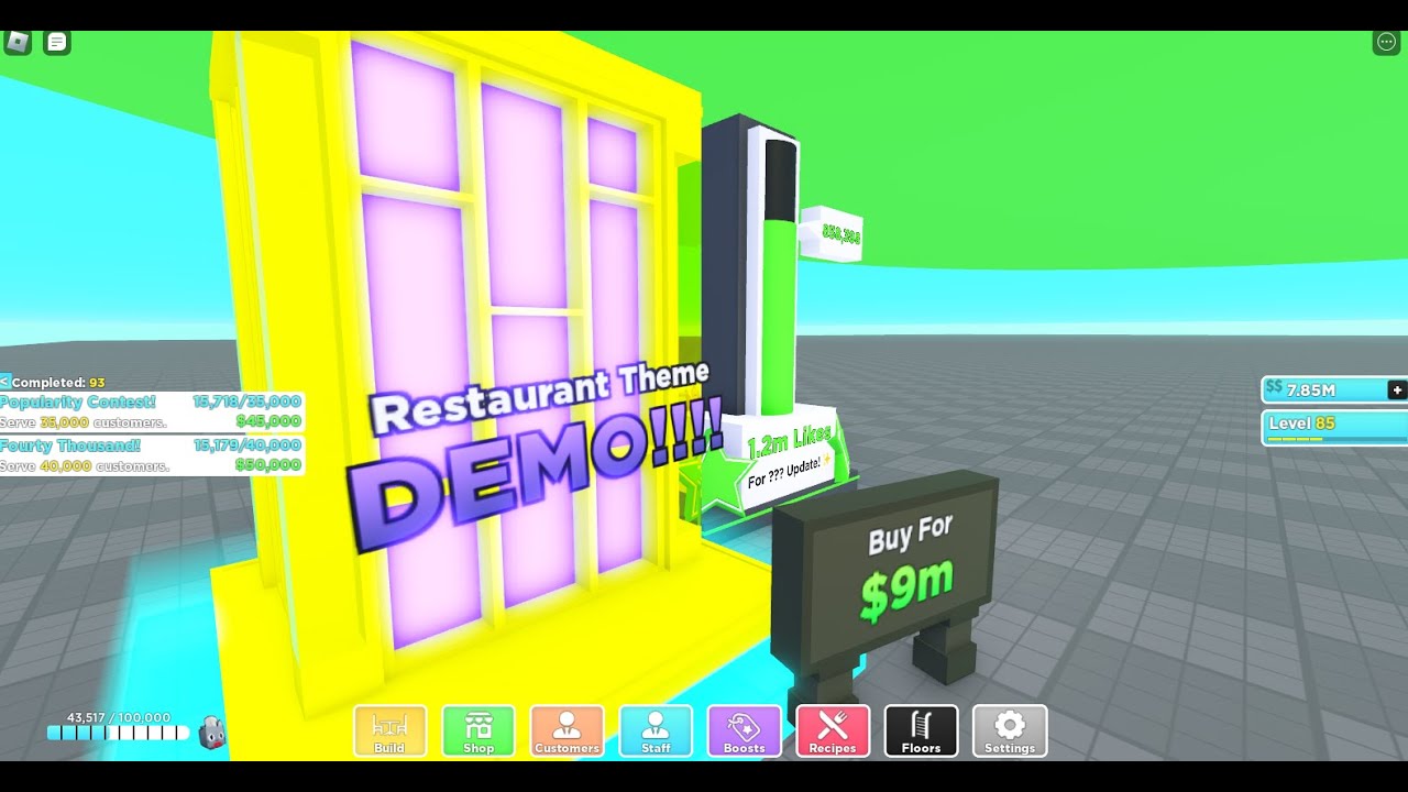 My Resturant - Glitched update - New footage. (Made on 3/28/2023) - YouTube