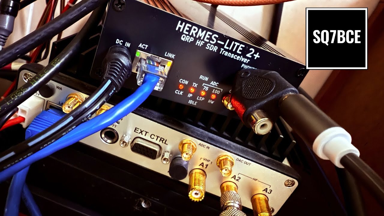 TRX SDR Hermes Lite 2 + Thetis HL MI0BOT vs SunSDR + ExpertSDR3 - porównanie NR (Noice Reduction ...