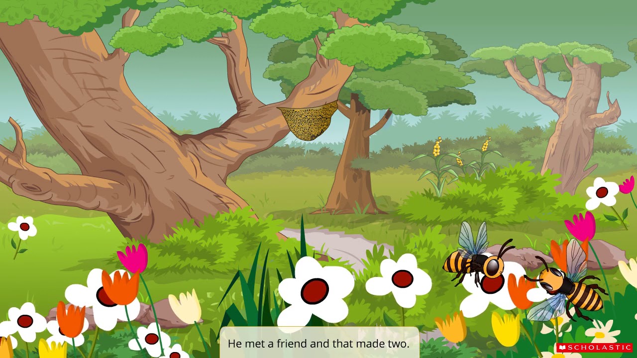 Five little bee's 🐝 Rhymes #voot kidz - YouTube