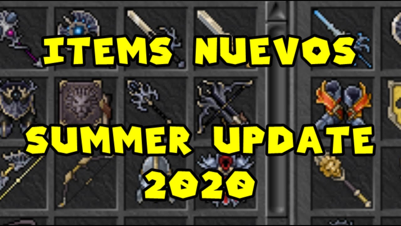 Tibia ITEMS NUEVOS SUMMER UPDATE 2020 -Analisis + imbuement- - YouTube