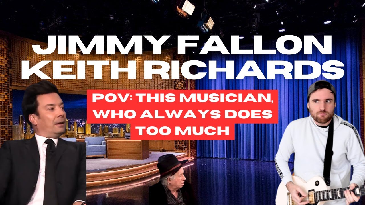 Pov: This Musician who always does too much 😭🎸(Ft.Jimmy Fallon & Keith ...