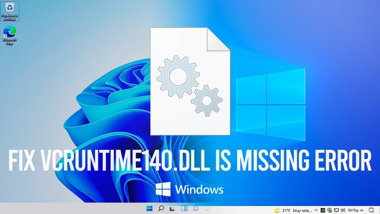 FIX Vcruntime140.dll Is Missing Error Windows 11/10/8/7 Tutorial - YouTube
