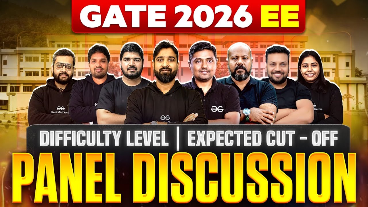 GATE 2026 Electrical Engineering Analysis | Difficulty, Cut-Off | Panel ...