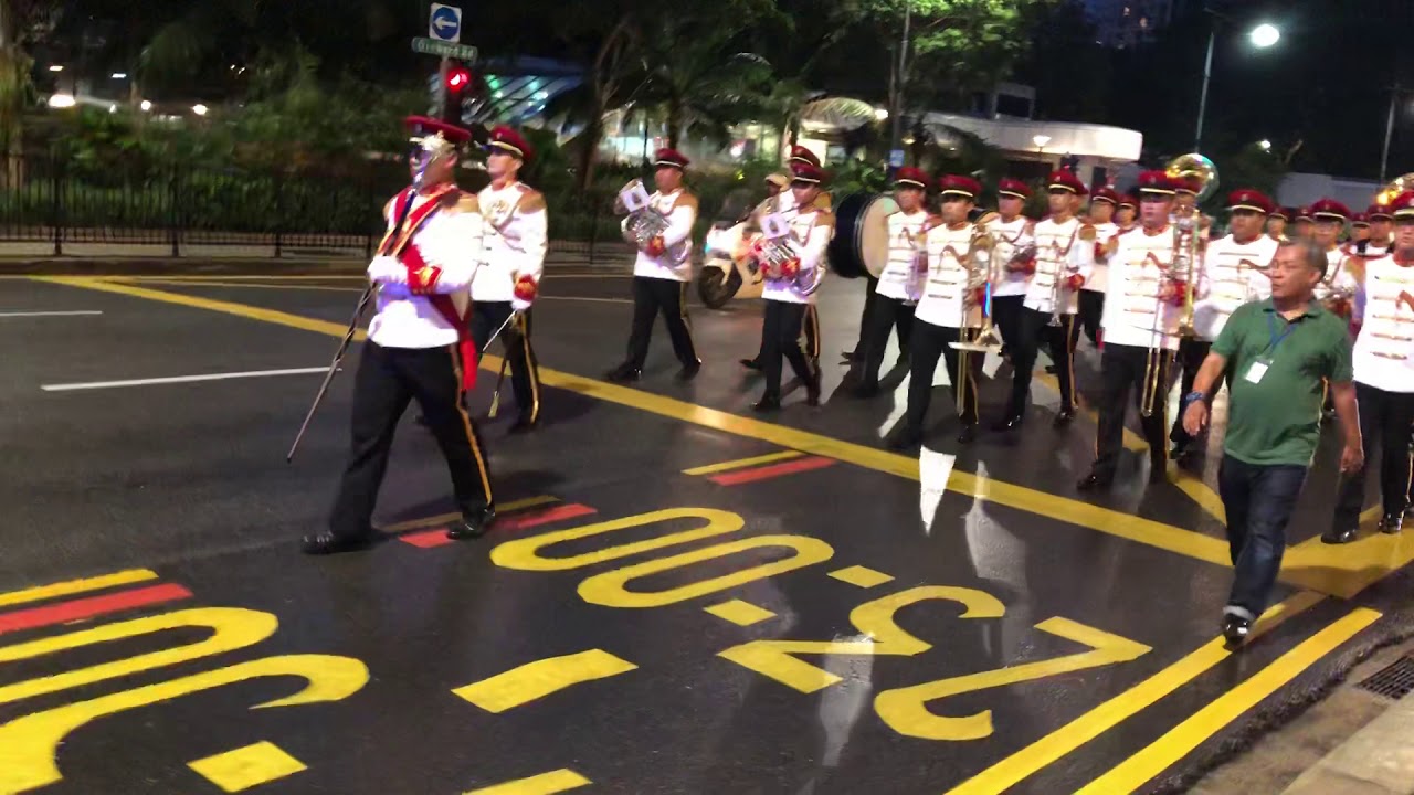 Change of Guards Singapore 4 Nov 2018 SAF BAND(march out) - YouTube