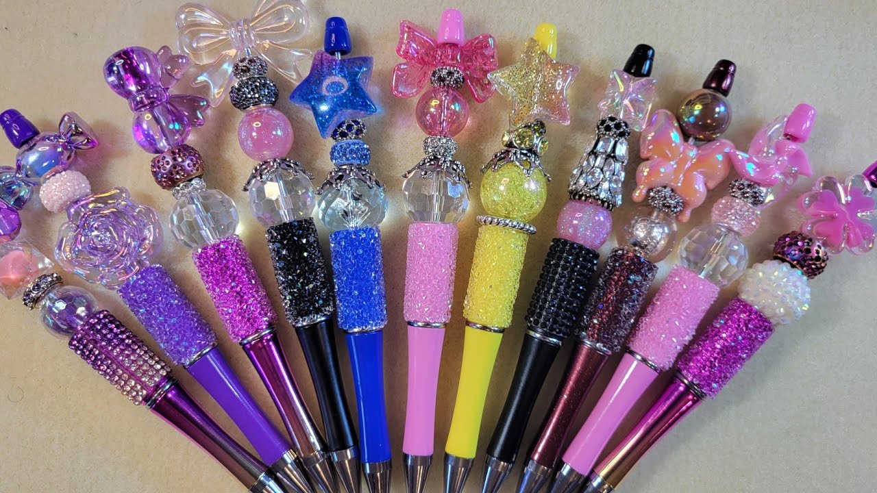 How to make a Beaded Pen tutorial- Next level! Tips, Ideas ...