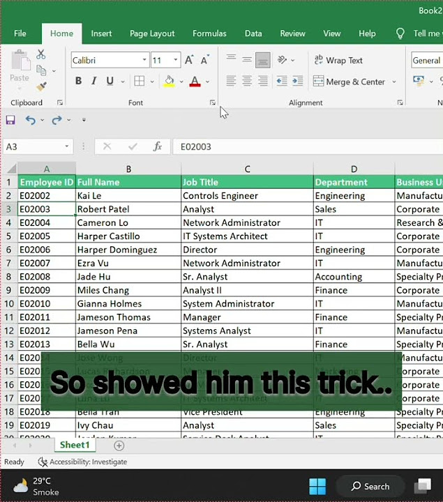 Color Fill Shortcut In Ms Excel 🤯🎨 Shorts Exceltutorial Exceltips Youtube