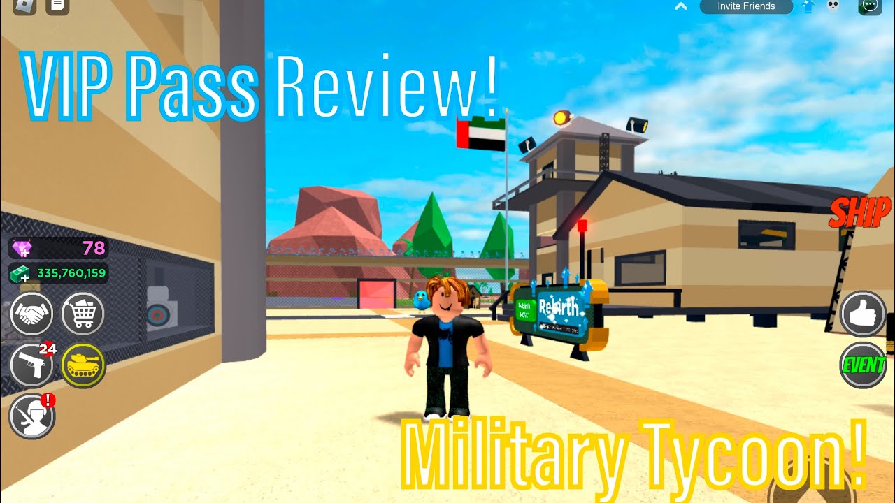 VIP Pass Review! (Military Tycoon!) - YouTube
