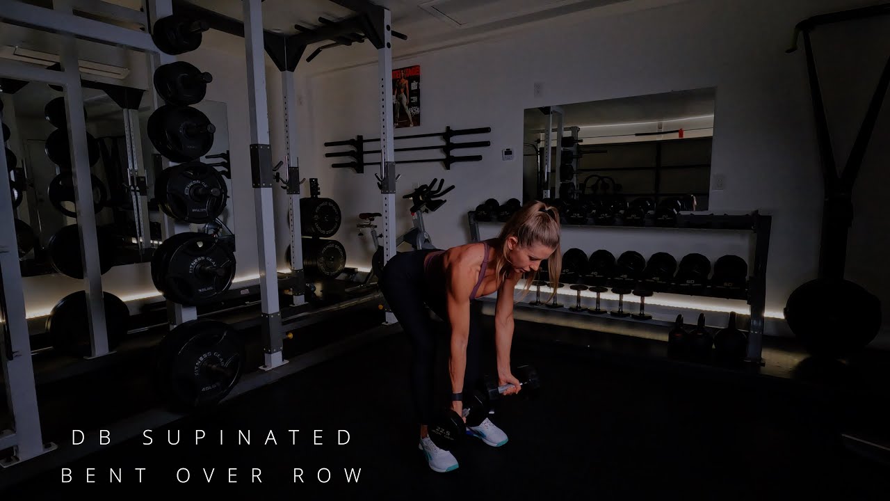 Dumbbell Supinated Bent Over Row - YouTube