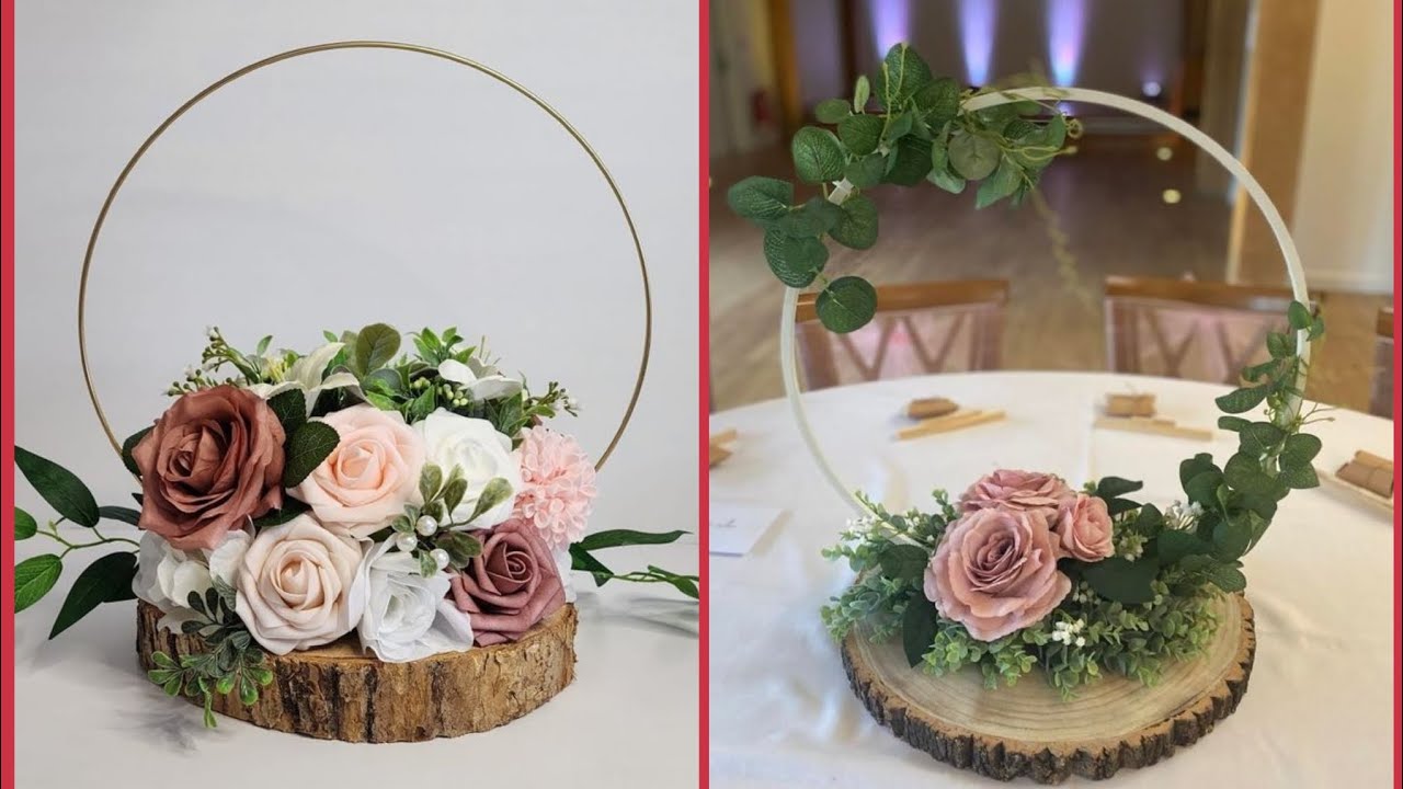 Beautiful Round shape Centerpiece Design #easypaperart - YouTube