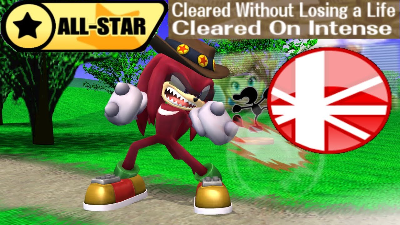 Project M Ex Remix 0.95b - All Star Mode on Intense with Knuckles - YouTube
