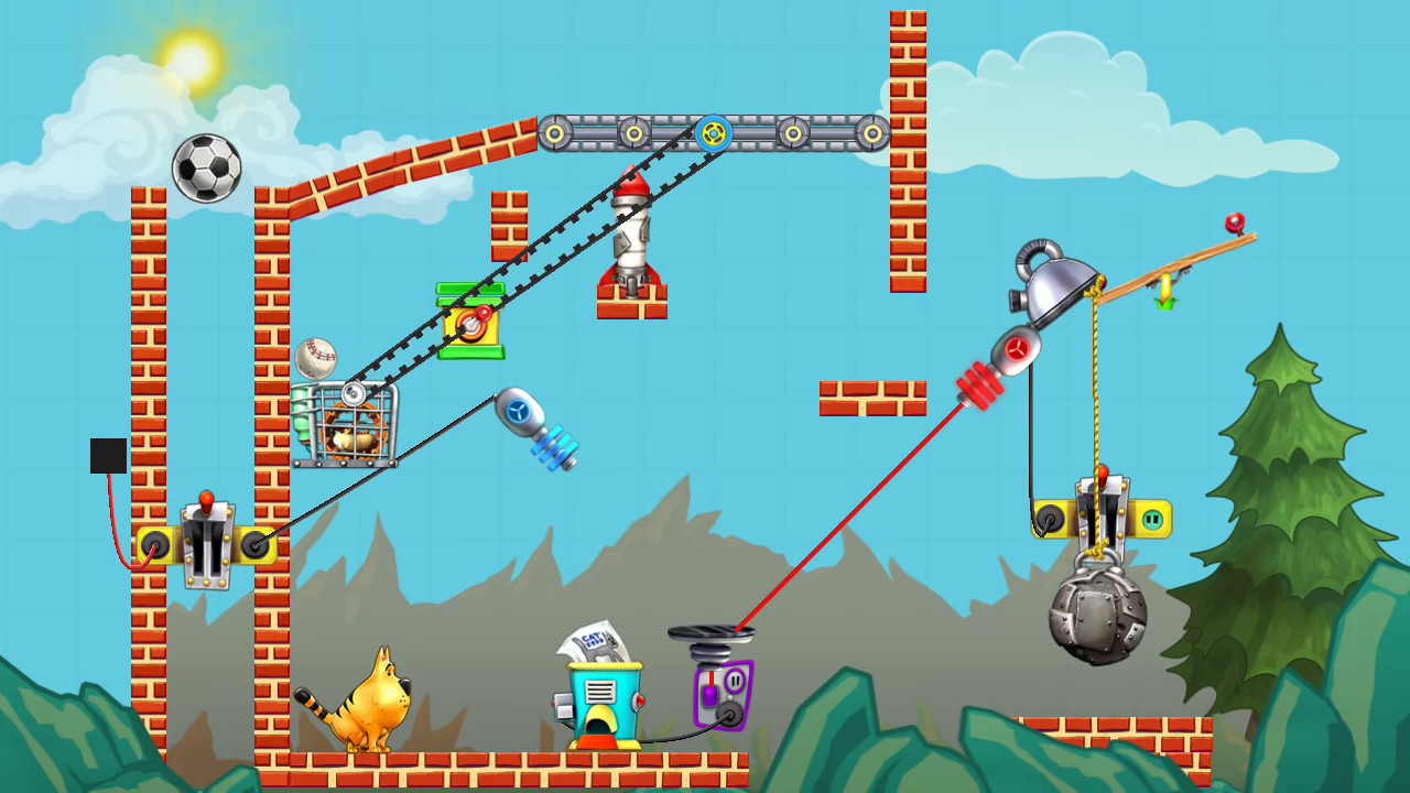 Contraption Maker - Feed The Cat - By gramen - YouTube