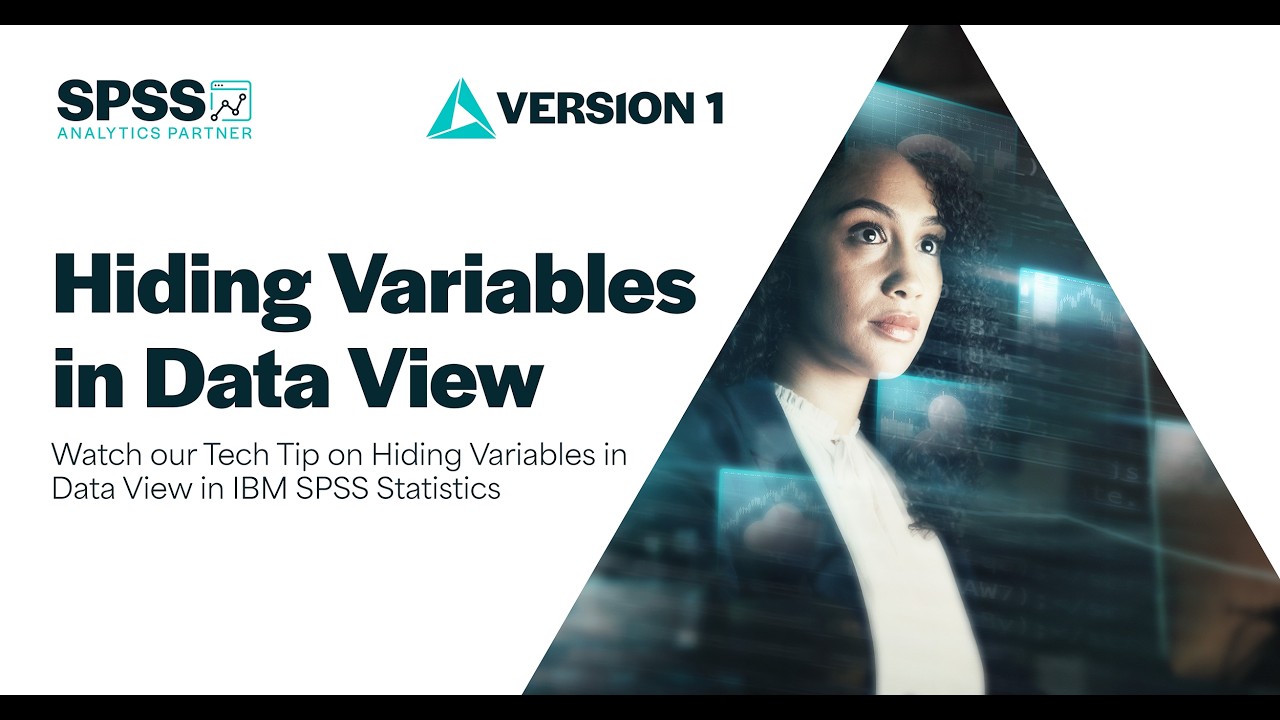 Hiding Variables in Data View in IBM SPSS Statistics - YouTube